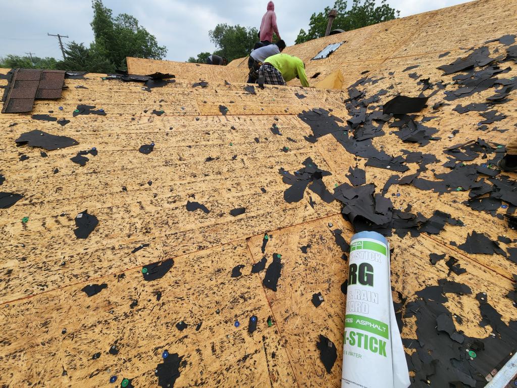 CertainTeed Moire Black Landmark AR Shingle Roof Replacement